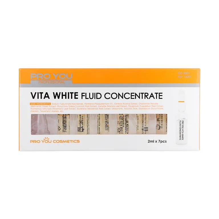 Pro You Освеляющий флюид-концентрат с витаминами Vita White Fluid Concentrate 2*7 мл 2*7 мл