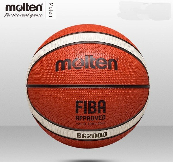 Молтен BG2000 насос для баскетбольного мяча, игла и сетчатая сумка для размера 6 женского соревновательного баскетбола