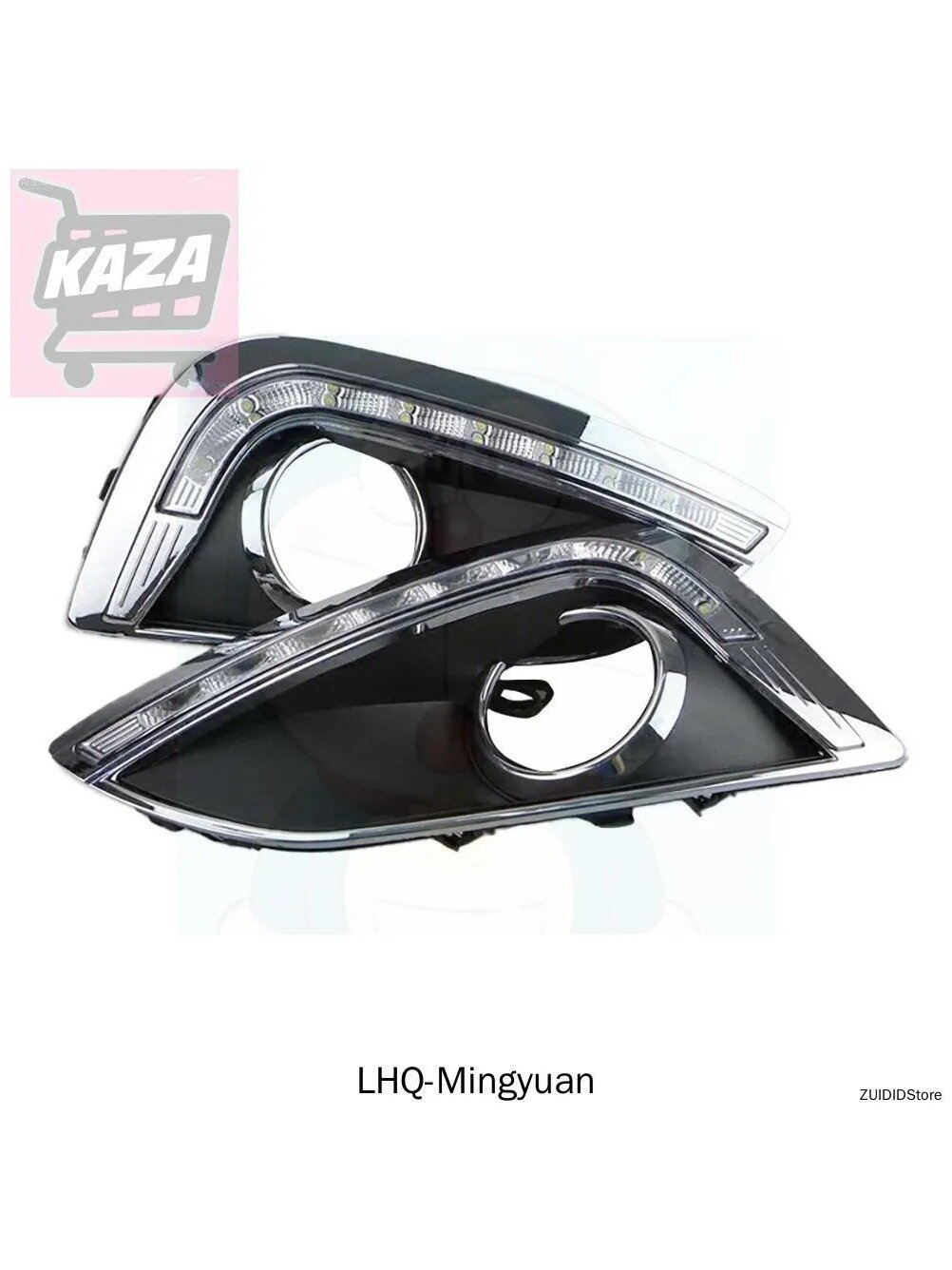 Дневные ходовые огни для Hyundai IX35 2010-2013 с местом под противотуманную фару