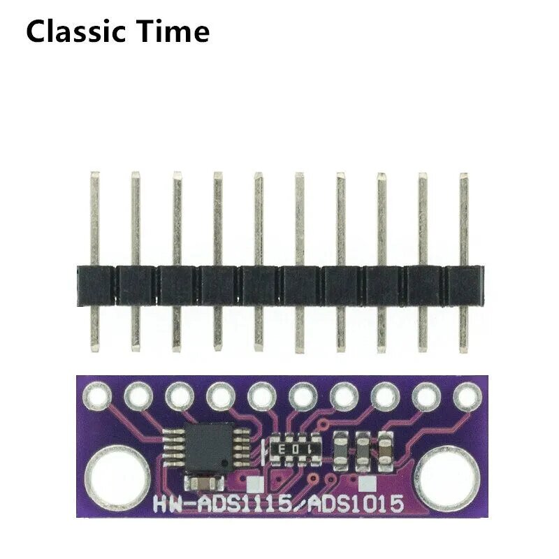 I2C ADS1115 16-битный 4-канальный модуль АЦП с программируемым усилителем усиления от 2,0 В до 5,5 В для Arduino RPi