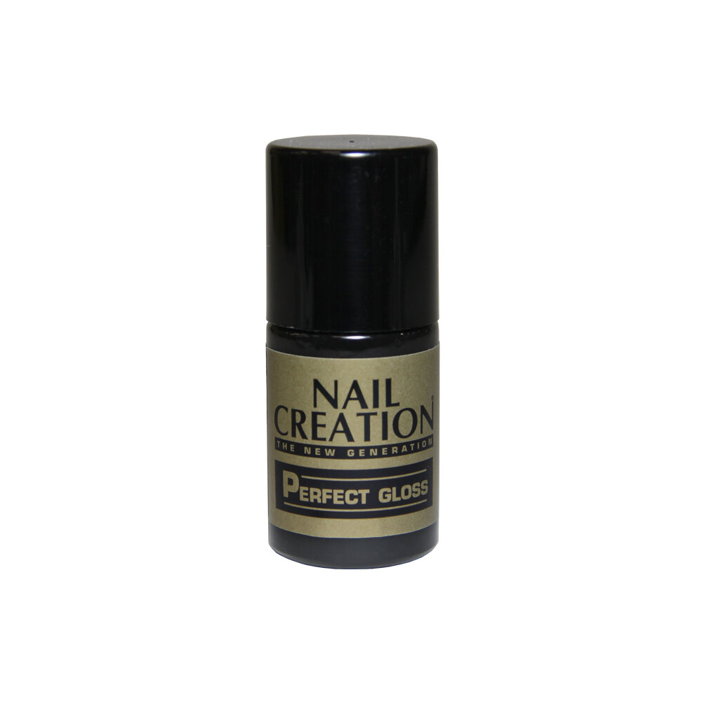 Nail Creation Топ/Финиш гель Perfect Gloss без липкого слоя для моделирующих систем, с кисточкой, 15 мл, Нидерланды