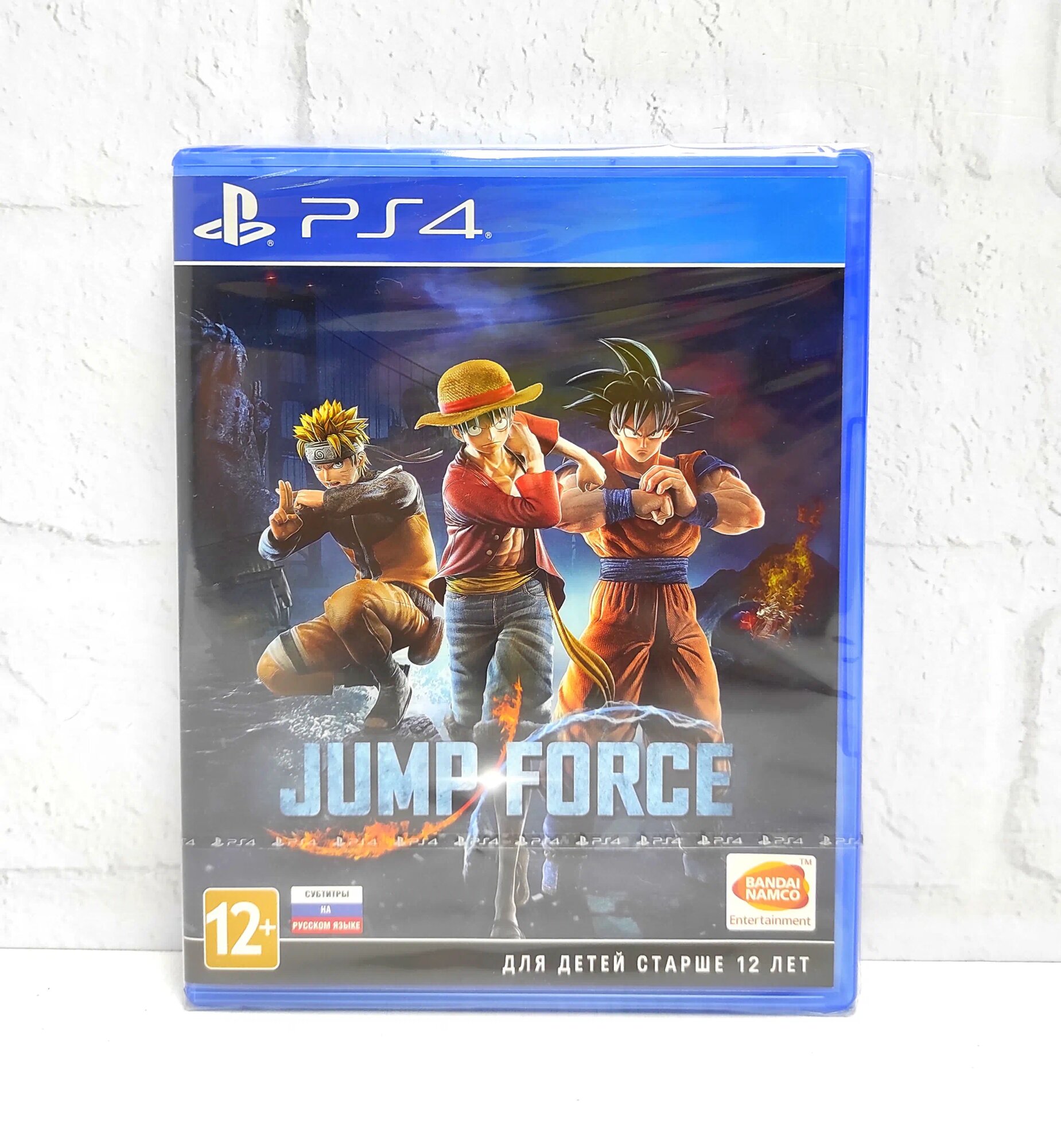 Jump Force Русские субтитры обложка на русском CUSA 11638 Видеоигра на диске PS4 / PS5