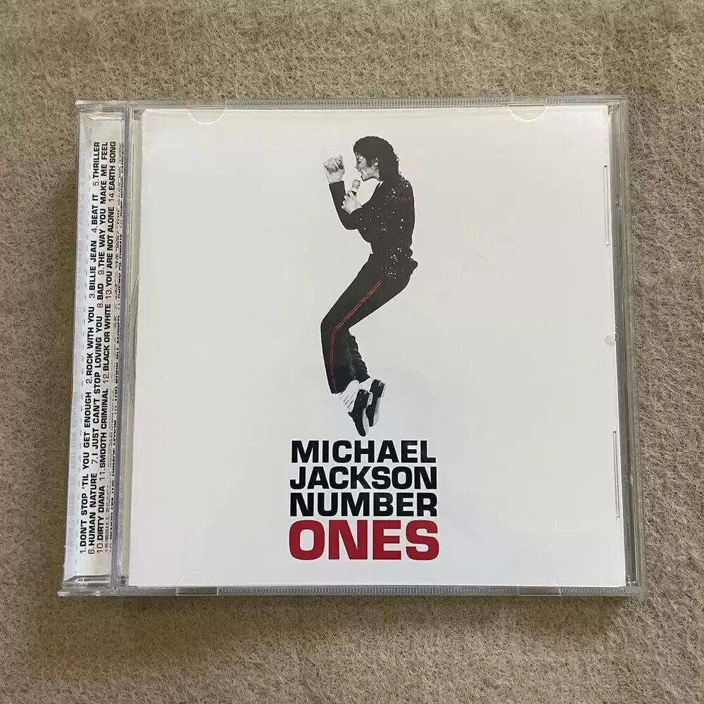 Музыкальный Компакт-диск Michael Jackson Number Ones, Сборник Лучших Хитов, Полный Набор Поп-композиций, Высококачественный Звук В Прочном Кейсе