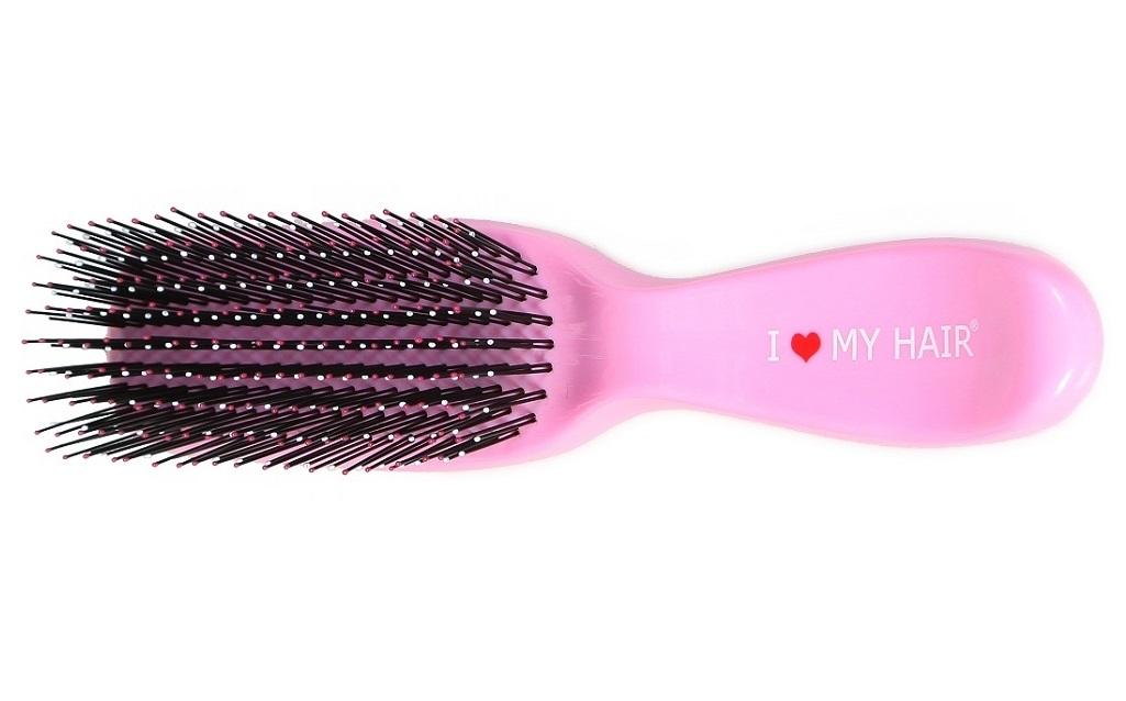 I LOVE MY HAIR Щетка "Spider Soft" розовая М