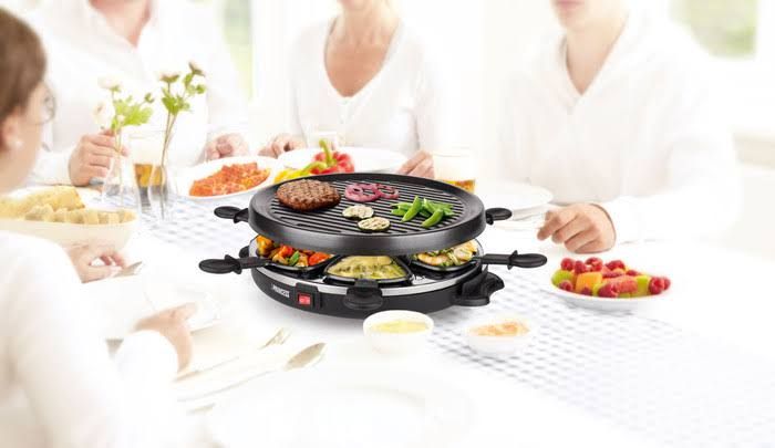 Princess Раклетница Raclette 6 Grill Party 800Вт