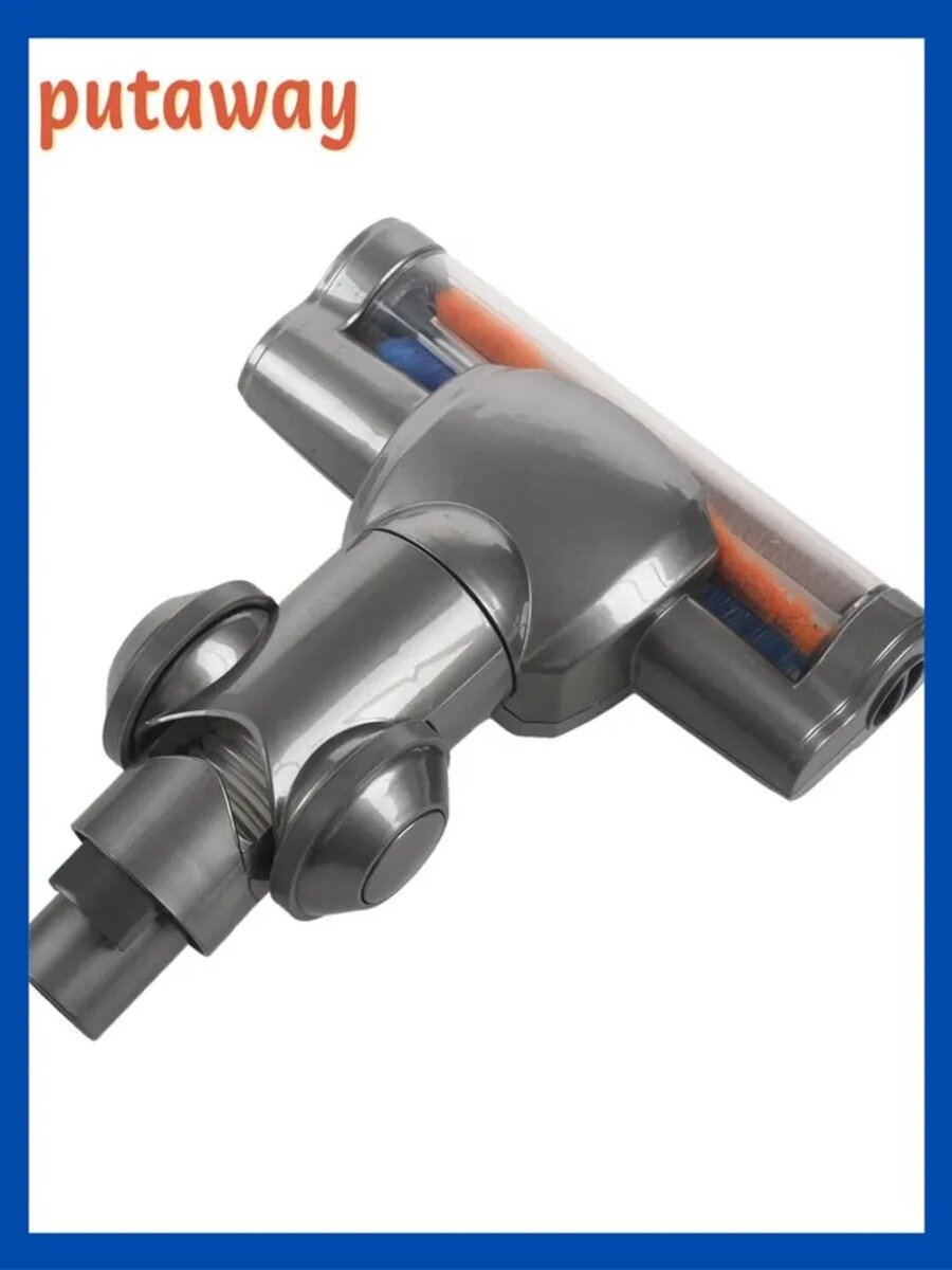 Моторизованная насадка-щетка для пылесоса, совместима с Dyson DC45, DC58, DC59, V6, DC61, DC62, серая