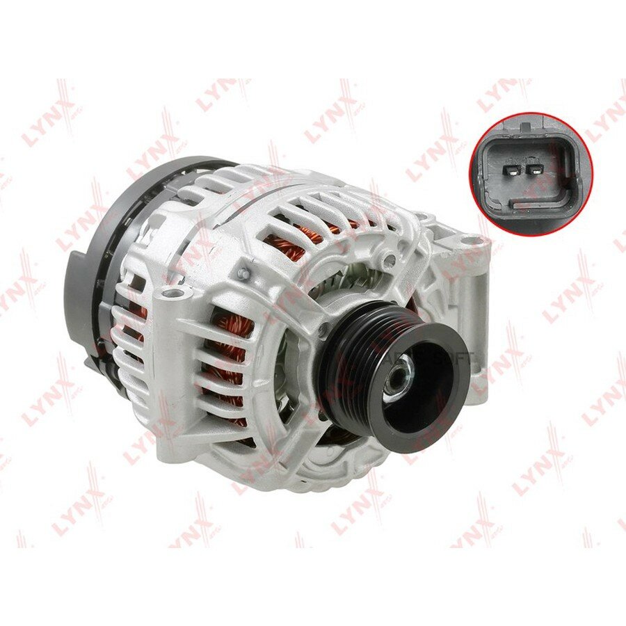 Генератор 75A RENAULT Clio II, Kangoo, Laguna, Logan, Megane, Sandero, Stepway, Scenic / LADA Largus от официального дистрибьютора, LYNXAUTO, артикул EA1170