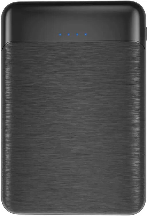 Внешний аккумулятор (Power Bank) PERO PB01, 5000мAч, черный