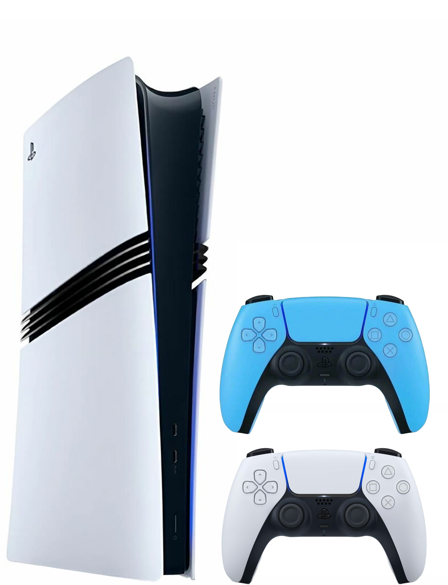 Игровая приставка Sony PS 5 Pro Digital Edition(без дисковода)+ 2-ой геймпад(Starlight Blue) ,2Tb SSD, 8К
