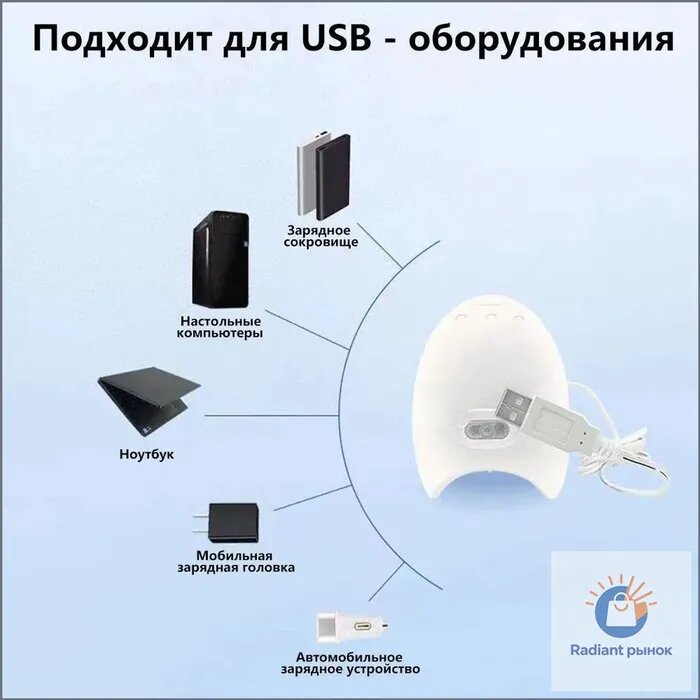USB-фумигатор с жидкостью от комаров, 1 устройство — фото 1