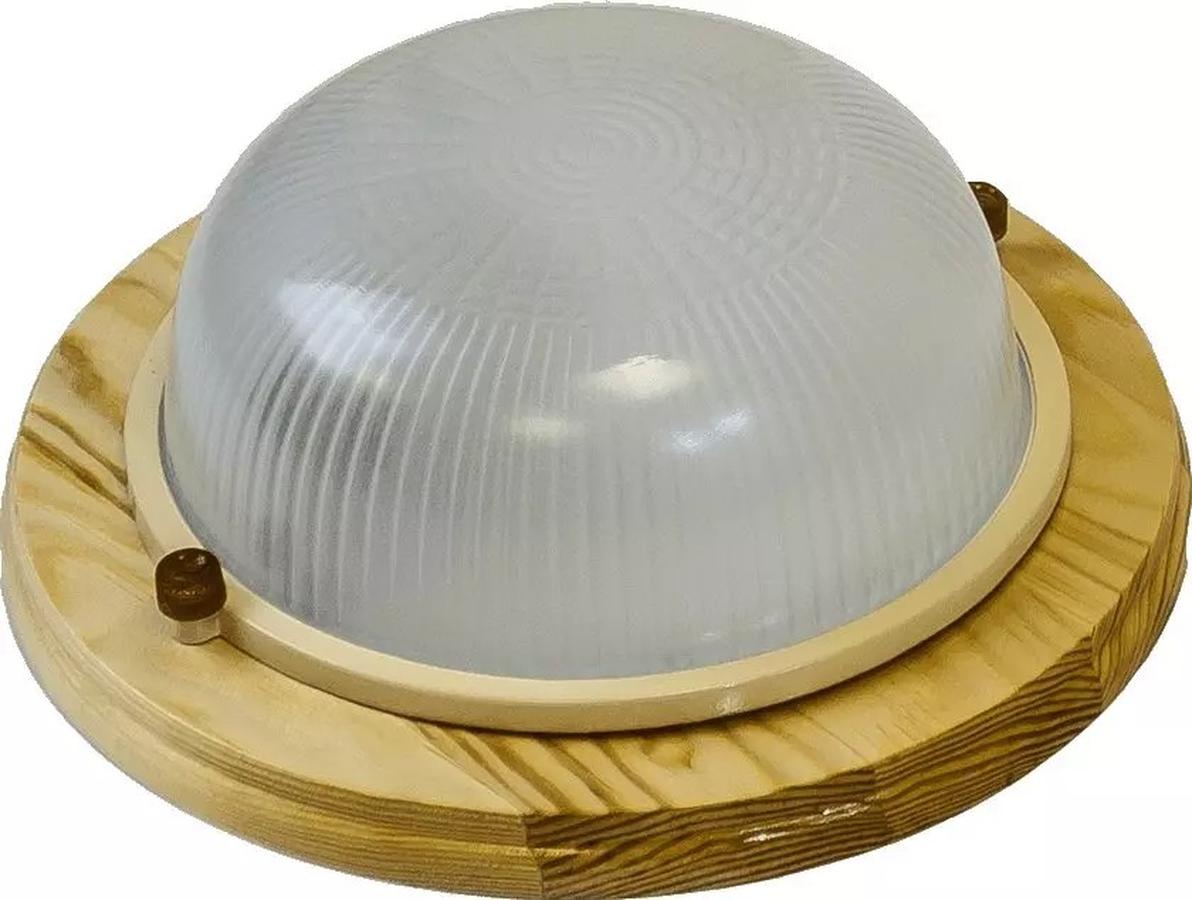 Светильник круг Е27 IP54 дерево клен НБО 03-60-011 SVET SV0108-0014
