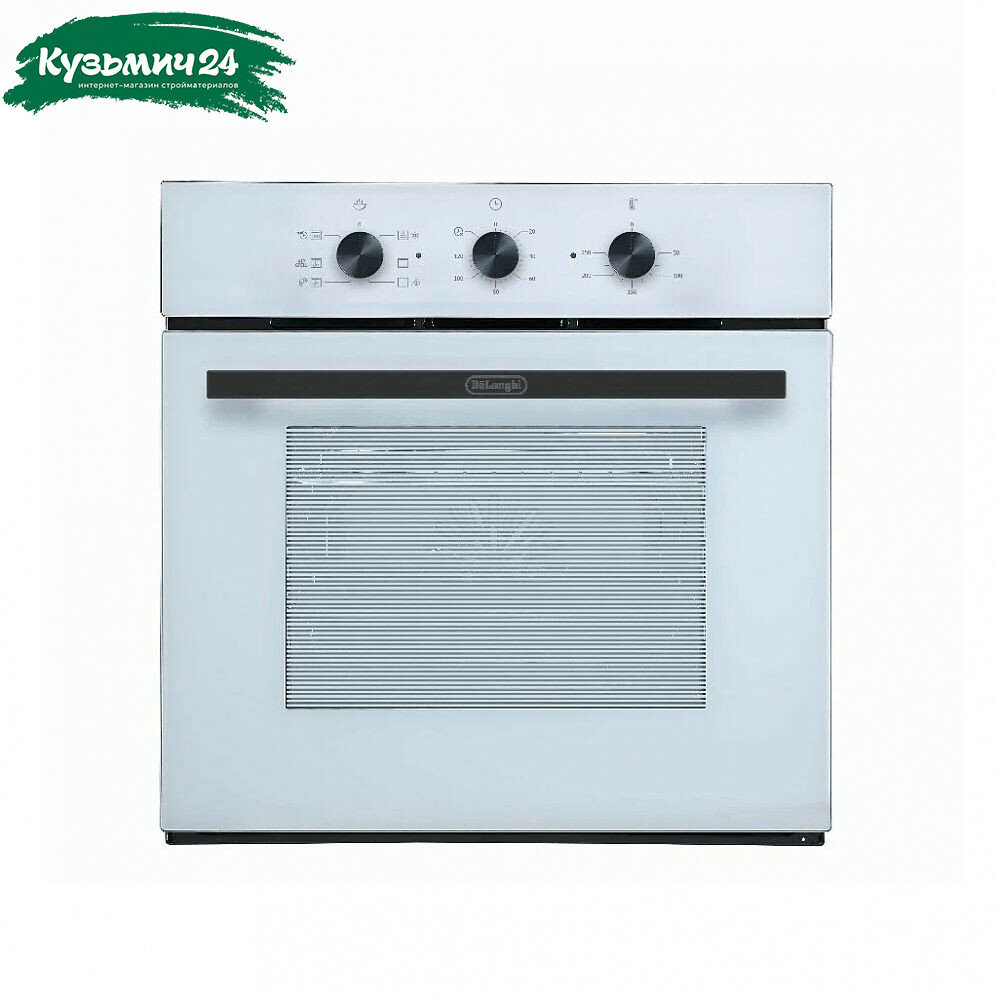 Духовой шкаф электрический Delonghi DEO 615 BB Fabiola, цвет белый, объем 65 л, 2.4 кВт