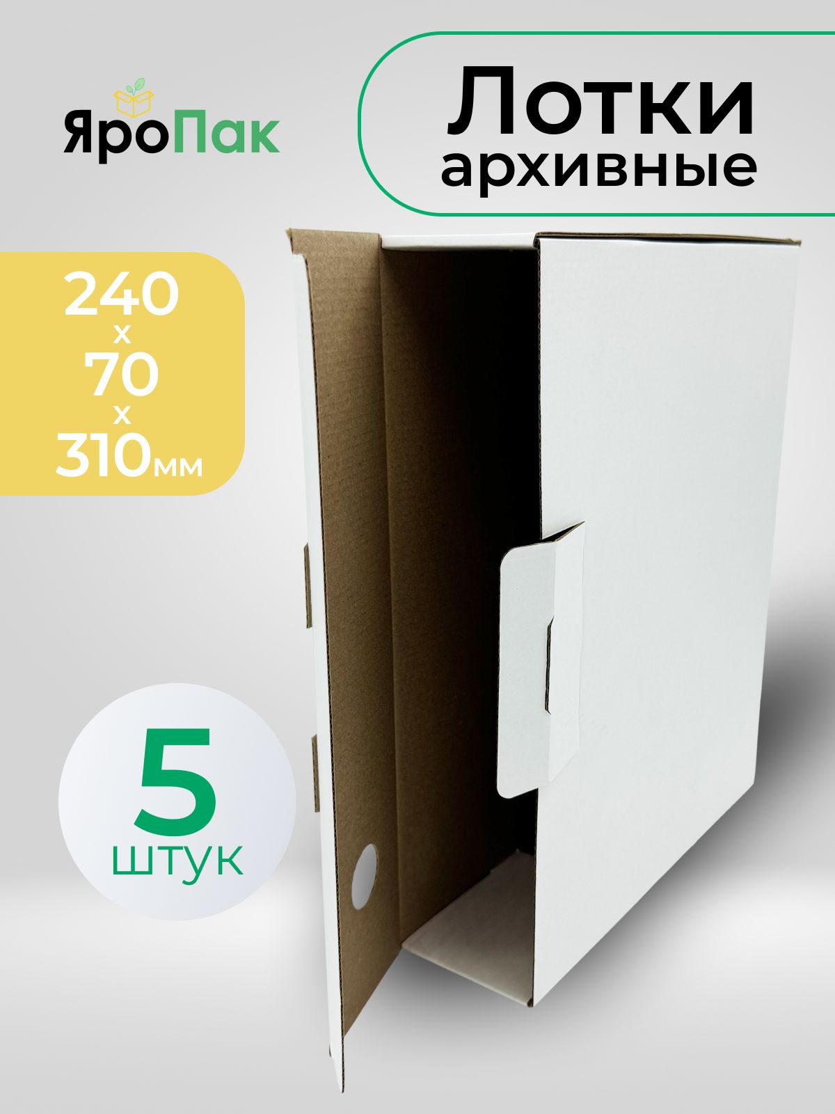Лотки архивные 240х70х310