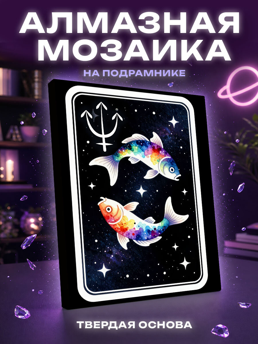 Алмазная мозаика Рыбы