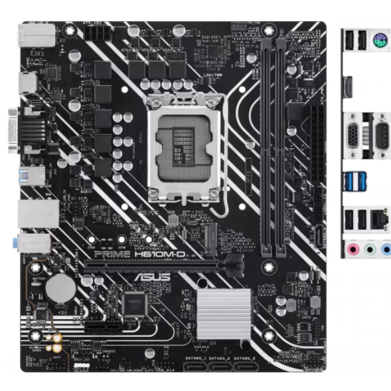 Материнская плата Asus PRIME H610M-D DDR5