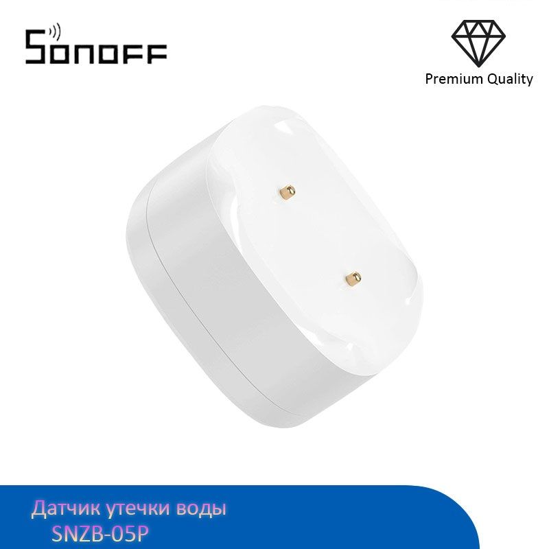 Датчик протечки воды Sonoff SNZB-05P с протоколом Zigbee для открытого монтажа в системе умного дома