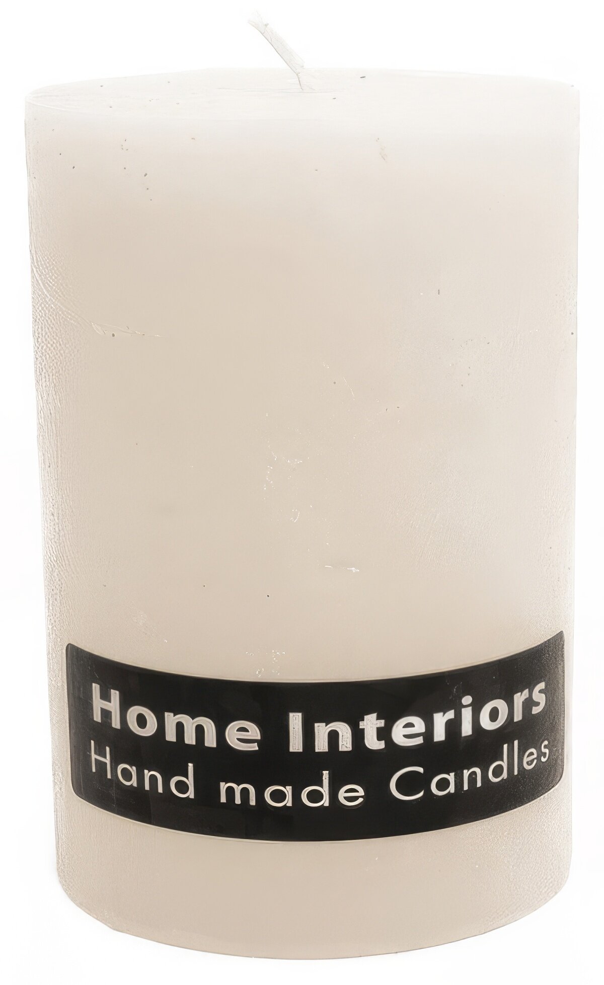 Свеча-столбик HOME INTERIORS Рустик 6х11см 25ч/г белая без аромата