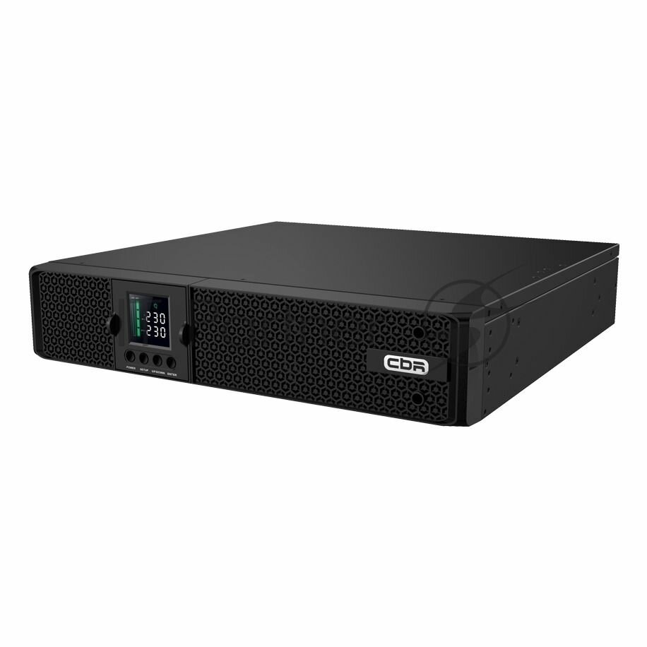 ИБП CBR [PLS-2KRT-8I-LCHERSC] Line Interactive Smart 2000/1800 RT 8 x C13, LCD, HID-USB, RS232, EPO, SNMP slot