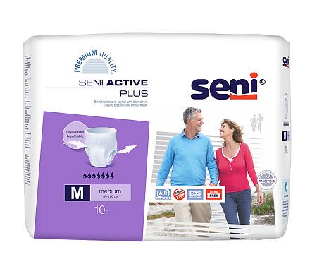 Сени ACTIVE PLUS трусы впитывающие M N10