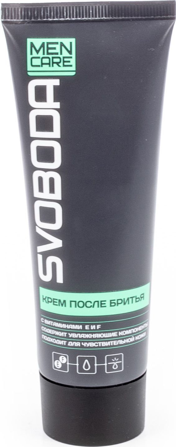 Svoboda / Свобода Крем после бритья мужской Men Care с витаминами E и F 80г / средство для уход за бородой