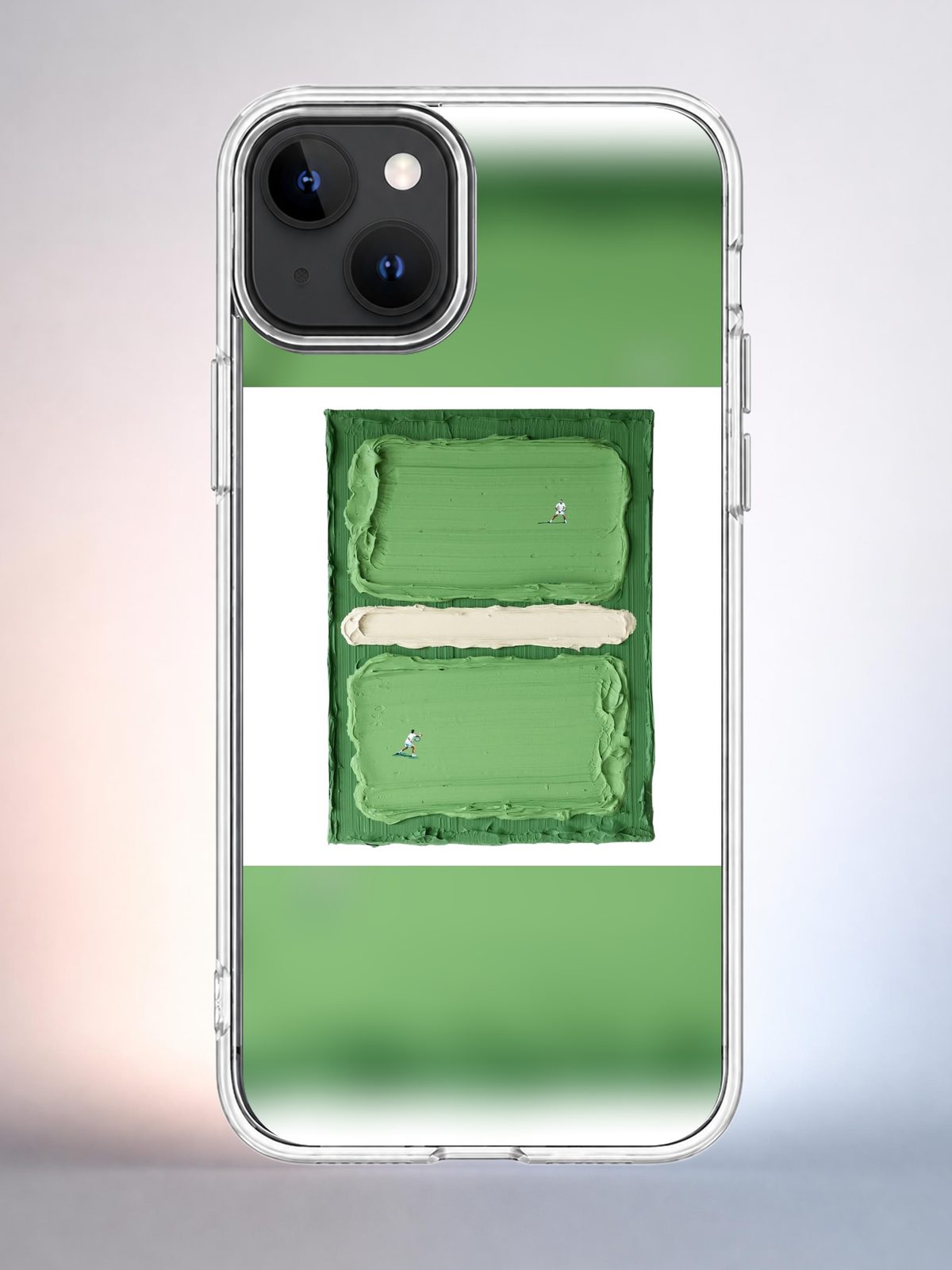Чехол iPhone 15 Теннисист на Y2K Indie Sleaze