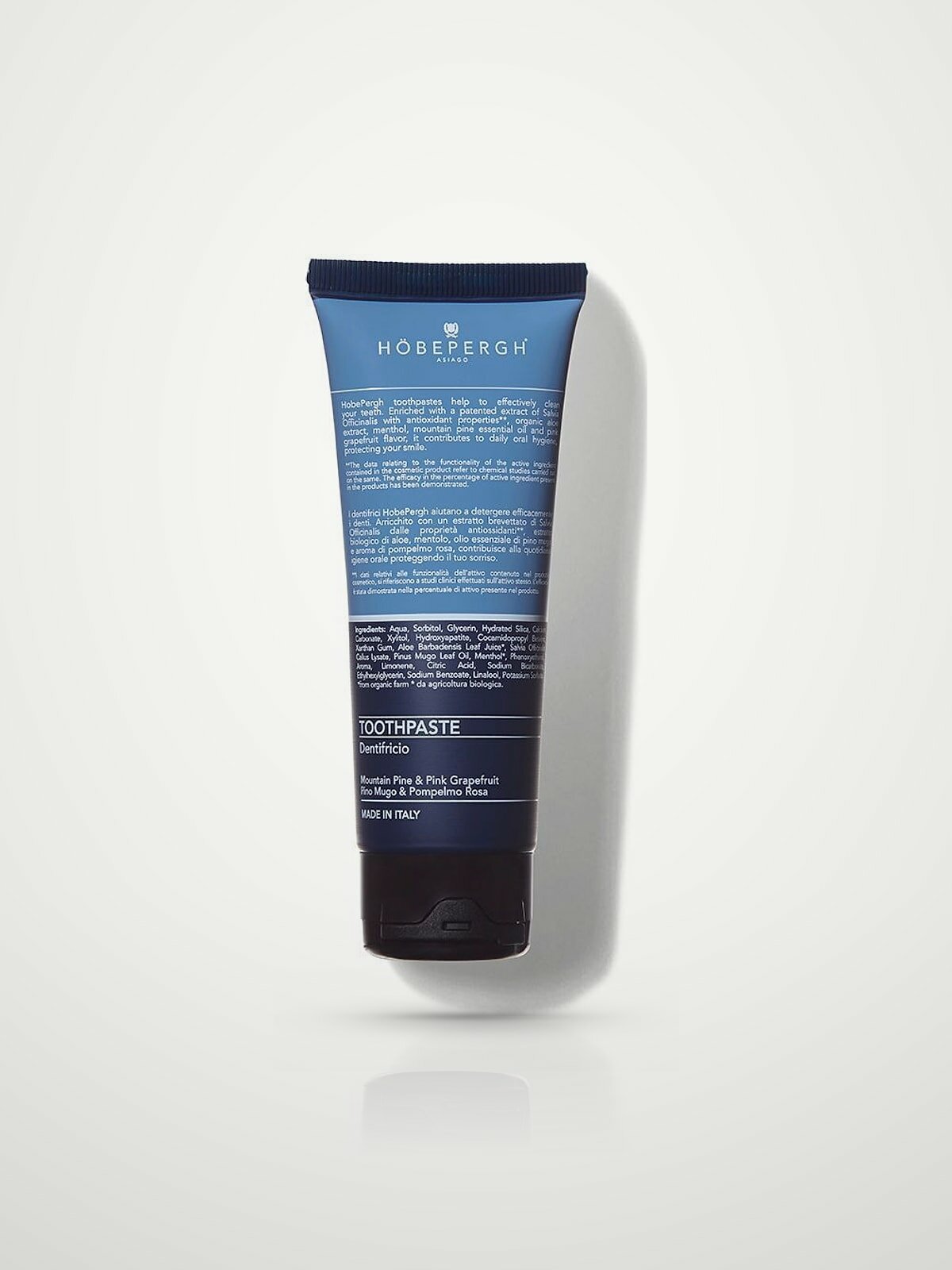 HOBE PERGH Mountain Pine and Pink Grapefruit Toothpaste 75 мл - зубная паста горная сосна и розовый грейпфрут