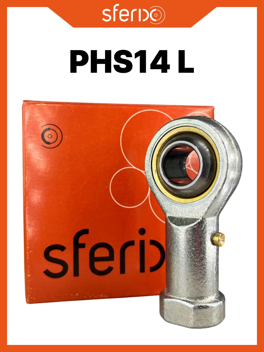 Шарнирный наконечник PHS14 L (SILKAC14 M) SFERIX Левая резьба