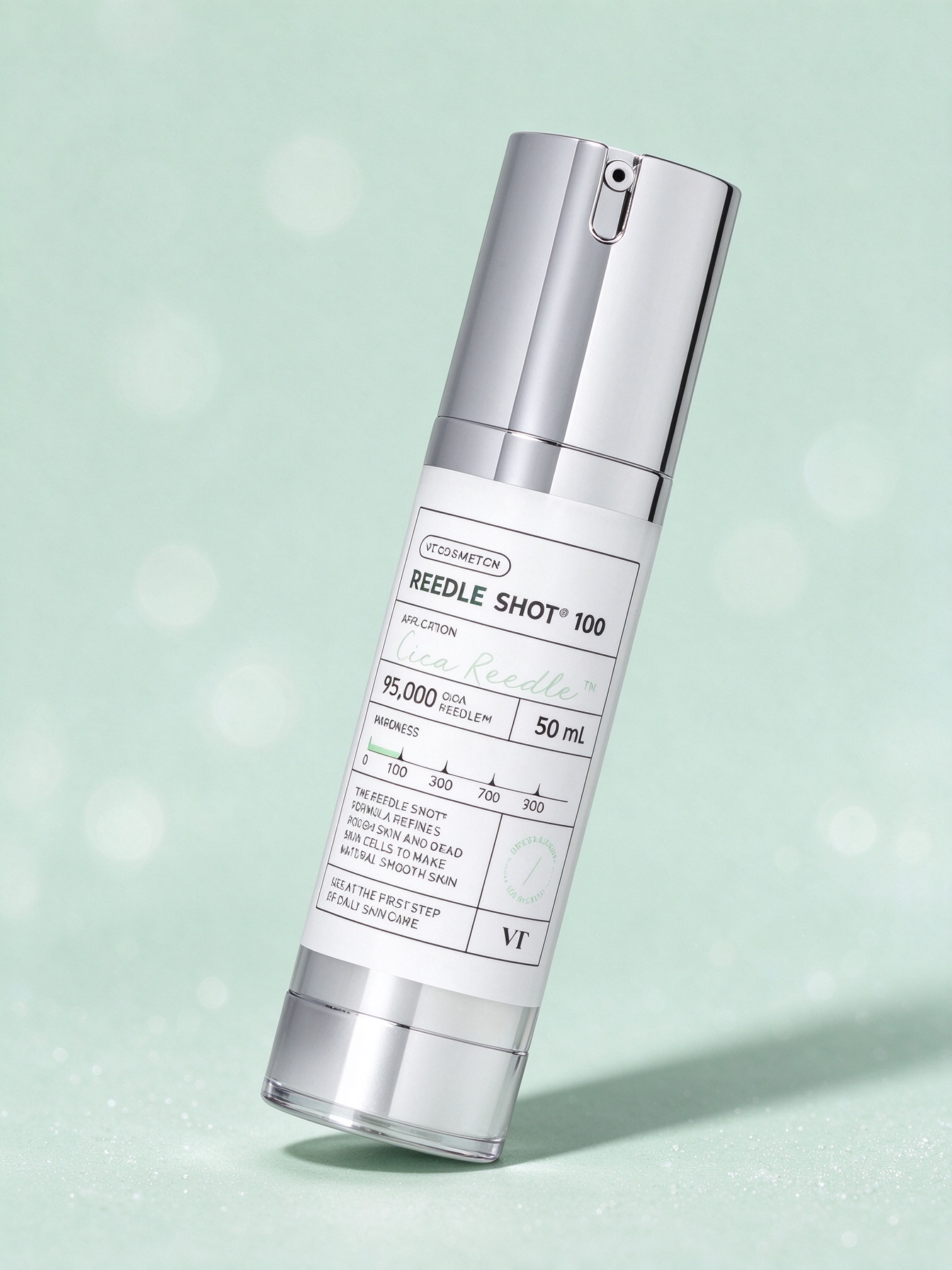 Подлинник VT Cosmetics бустер-сыворотка Reedle Shot 100, микроиглы, разглаживает шероховатость кожи лица, 50 мл