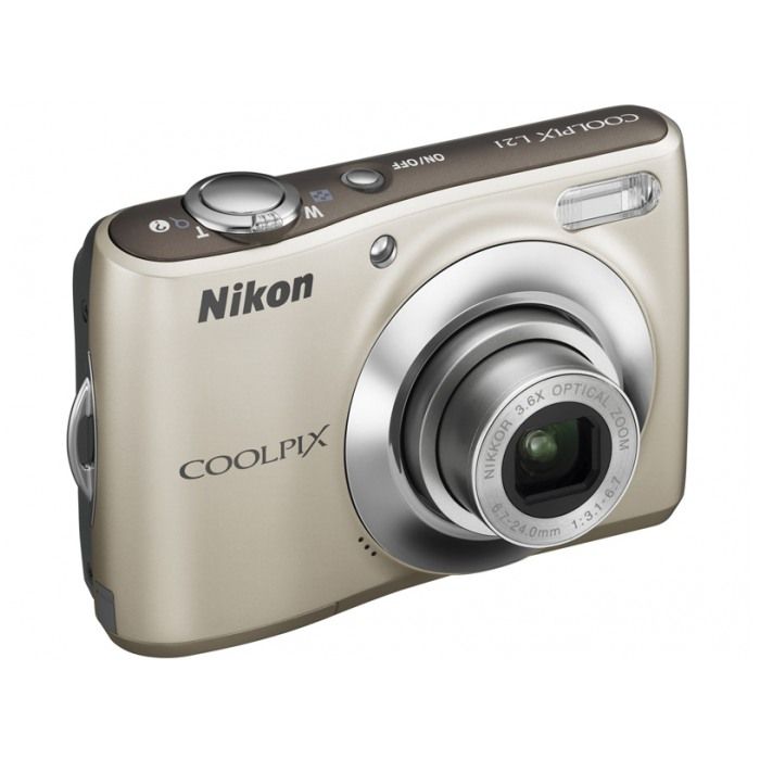 Nikon Coolpix L21 Silver Цифровой компактный фотоаппарат