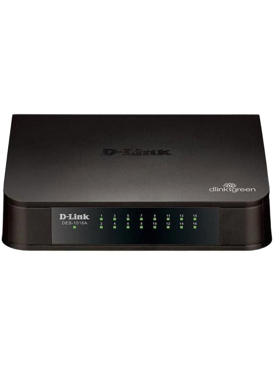 Коммутатор D-Link DES-1016A/E2A, неуправляемый