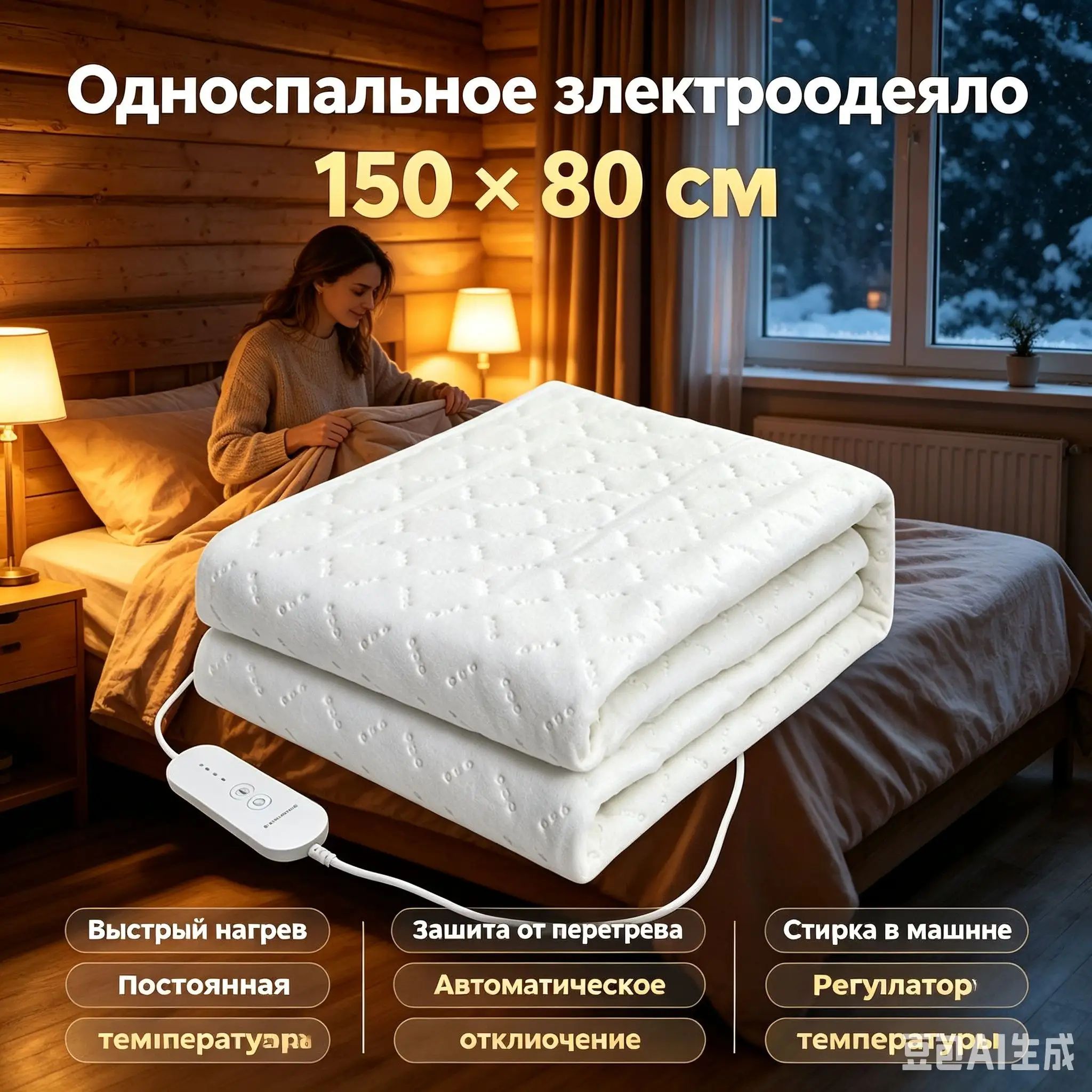 80x150 см 122 Вт Электропростыня
