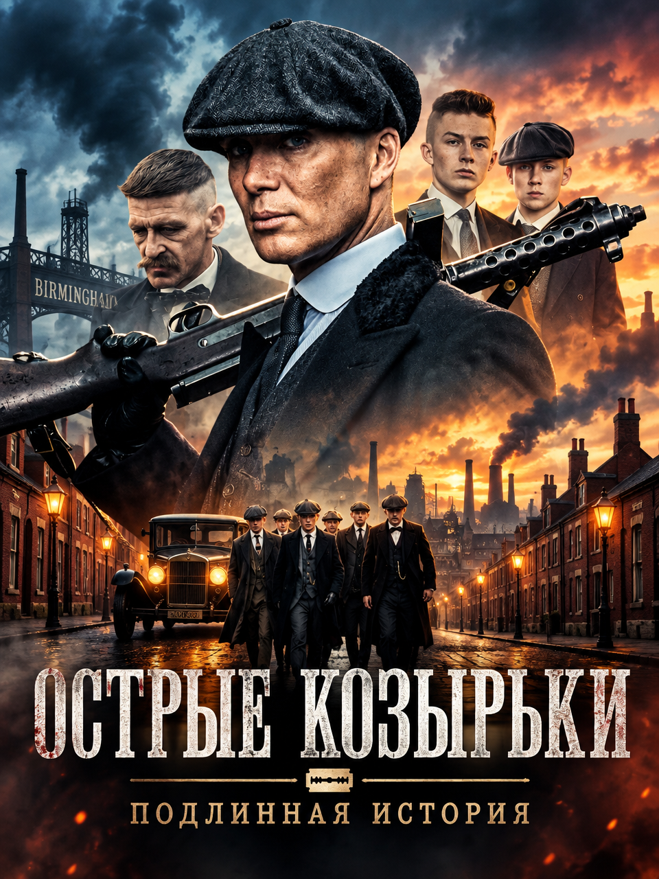Сериал "Острые козырьки" 1-6 сезон (2013-2020) на флеш-носителе 64 Гб, металлический корпус