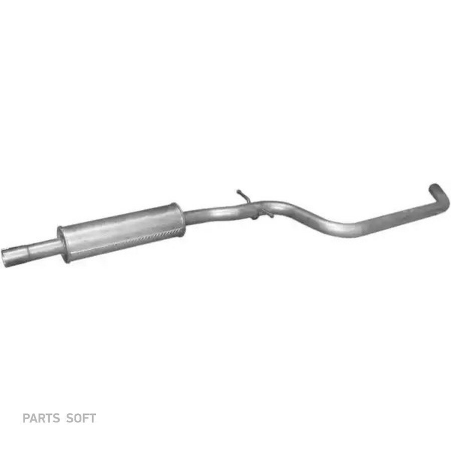 Глушитель средняя часть VW Golf 1.4i 16V, 1.4FSI 03-, Golf Plus 1.4 16V, 1.4FSI 05- от официального дистрибьютора, POLMOSTROW, артикул 30258