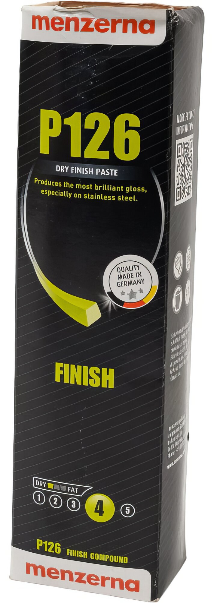 Паста полировальная твердая в брикете розовая P126 Final Finish paste 1.3 кг Menzerna 07201.050.001