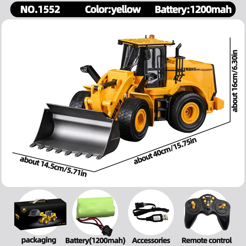 WPL HuiNa 1552 Радиоуправляемый Грузовик 1552-1B1200-OB