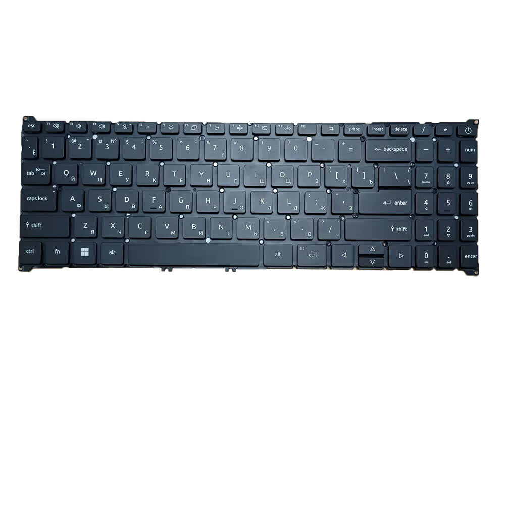Серая клавиатура с подсветкой для ноутбука Для ACER A315-24P A315-59 A715-76 A3D15-71GM A315-510P A15-51M A515-47 A715-71 Русская RU