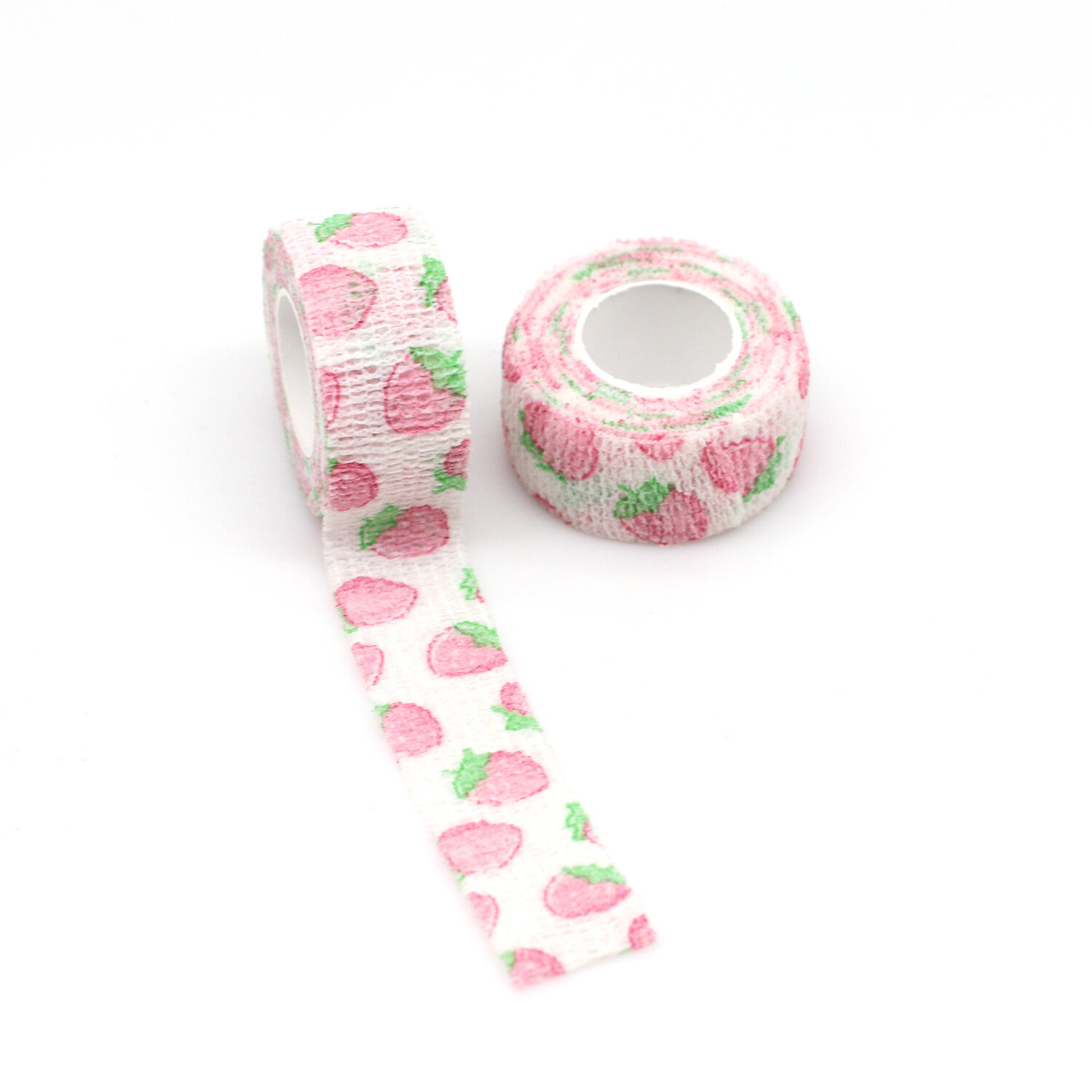 Рисунок клубника не тканый самоклеящийся эластичный палец бинт спортивная защита бинт 2.5см х 4м