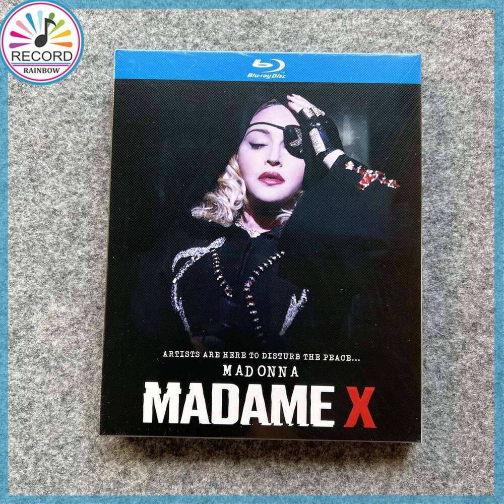 Madonna Madame X World Tour 2021 Blu-ray Disc Box Set BD0012 совершенно новый