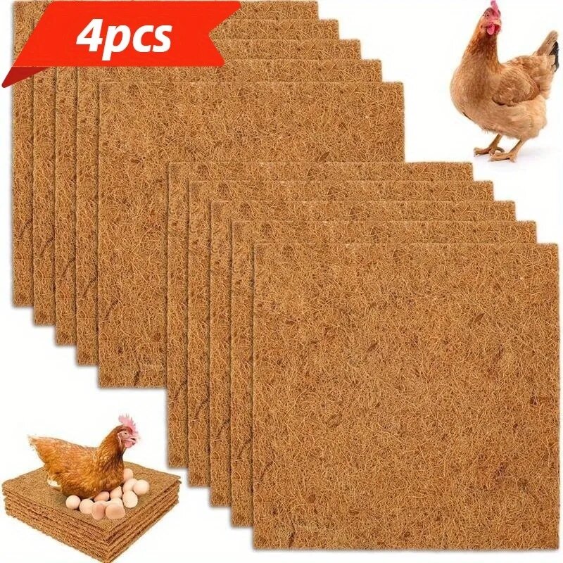 Подставка для куриных гнезд из кокоса 4pcs