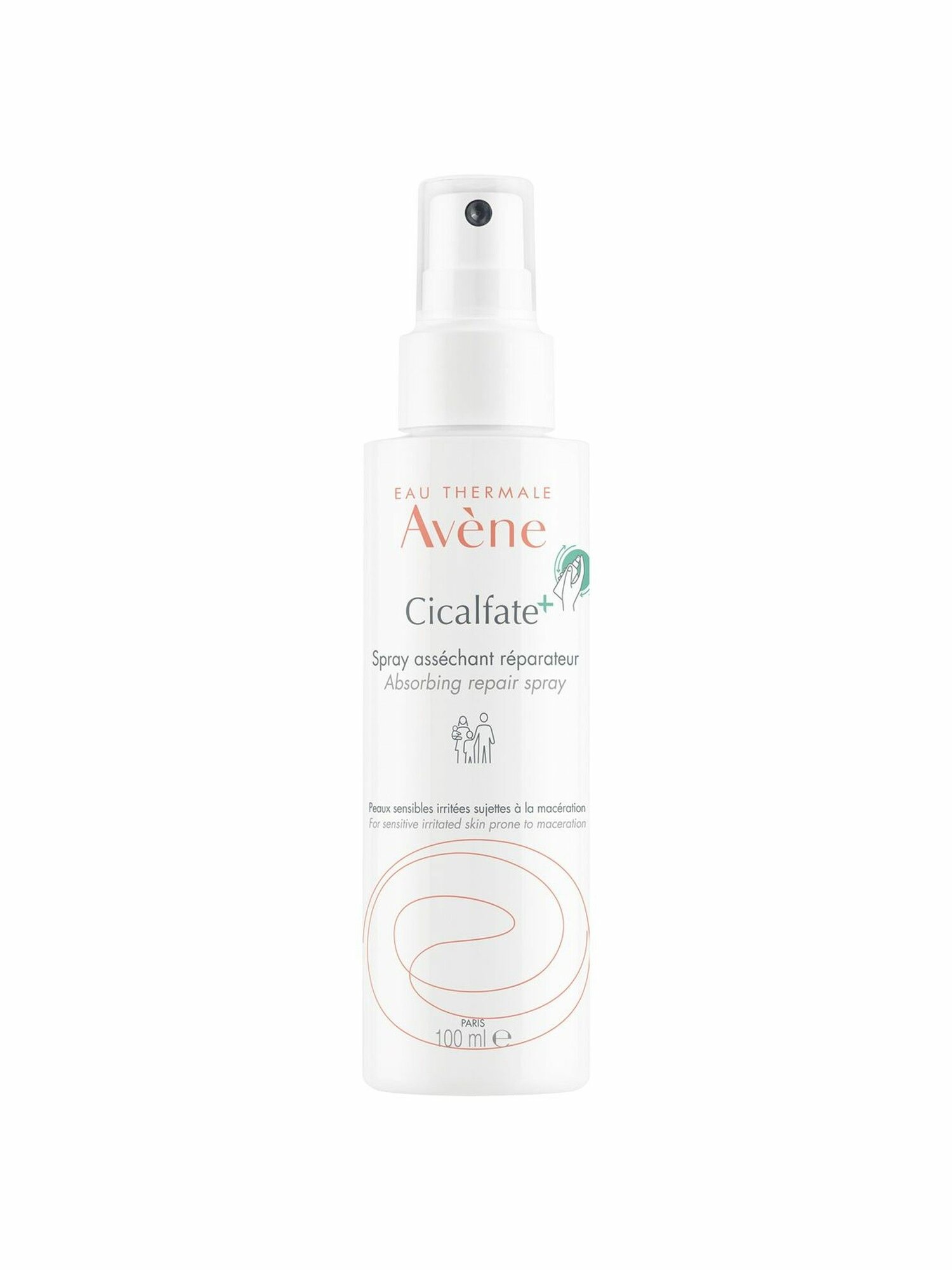 Спрей восстанавливающий подсушивающий для детей и взрослых Cicalfate+ Avene (Авен фл. 100 мл)