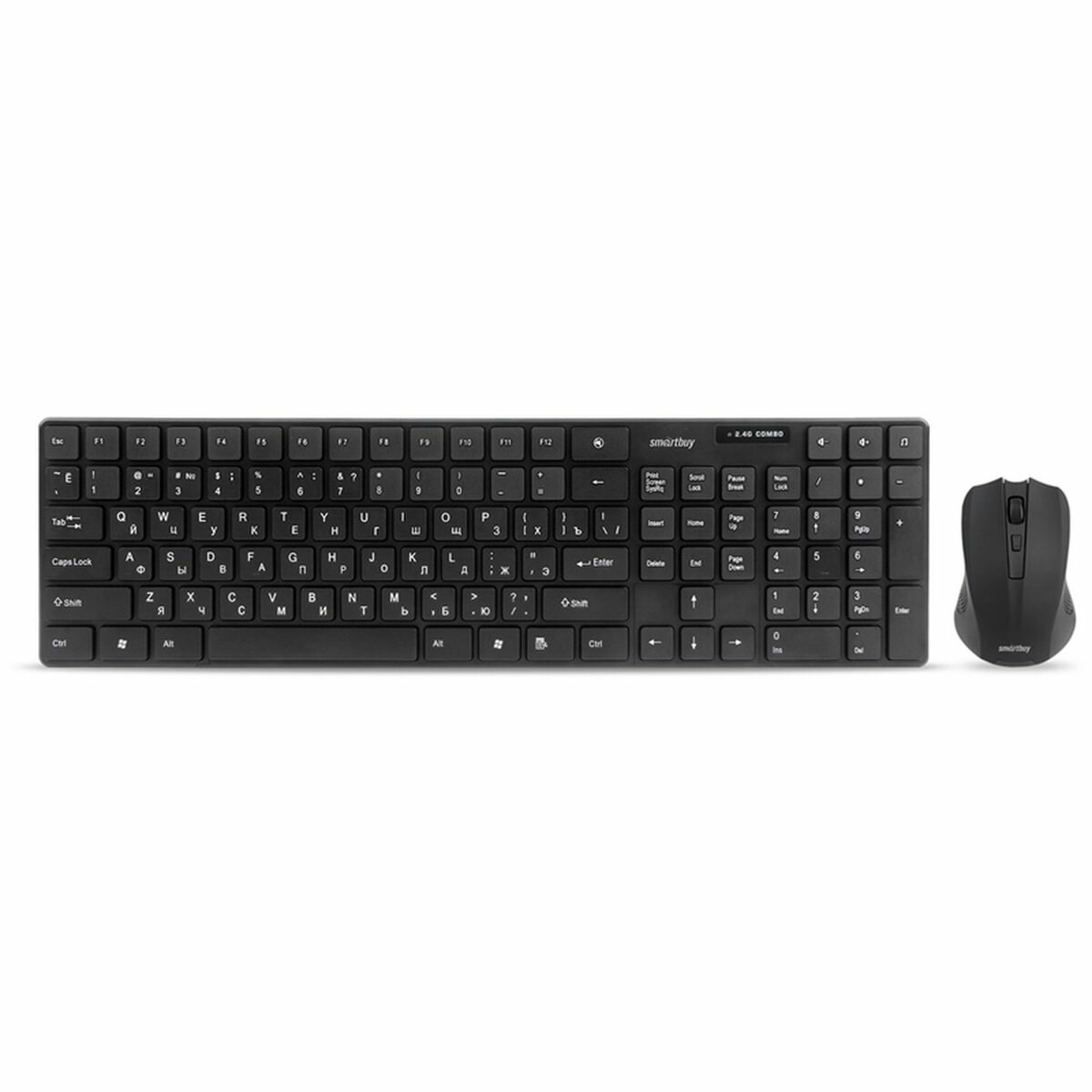 Набор клавиатура+мышь SmartBuy ONE 229352AG, беспроводной, черный (SBC-229352AG-K)