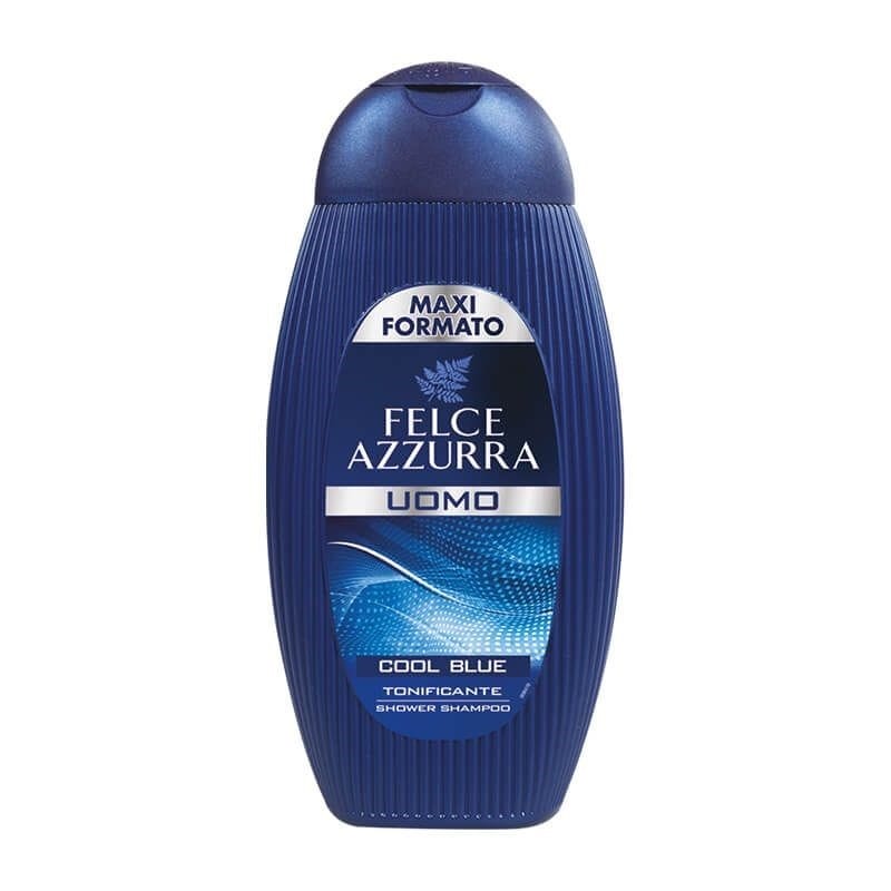 Средство для душа Felce Azzurra Men Cool Blue 2 в 1, 400 мл