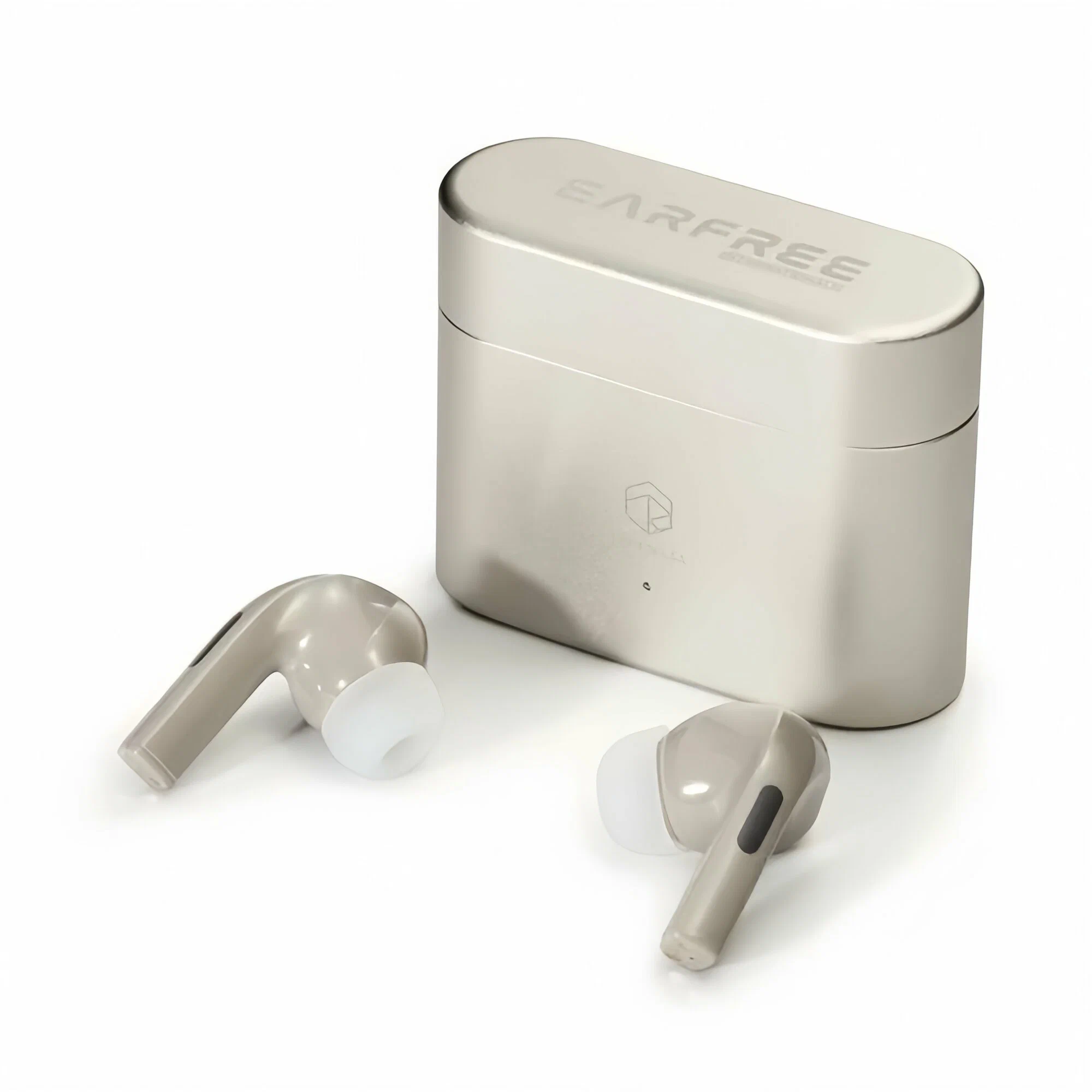 Roseselsa Наушники беспроводные с микрофоном EARFEEL i5 , Bluetooth, USB Type-C, золотой