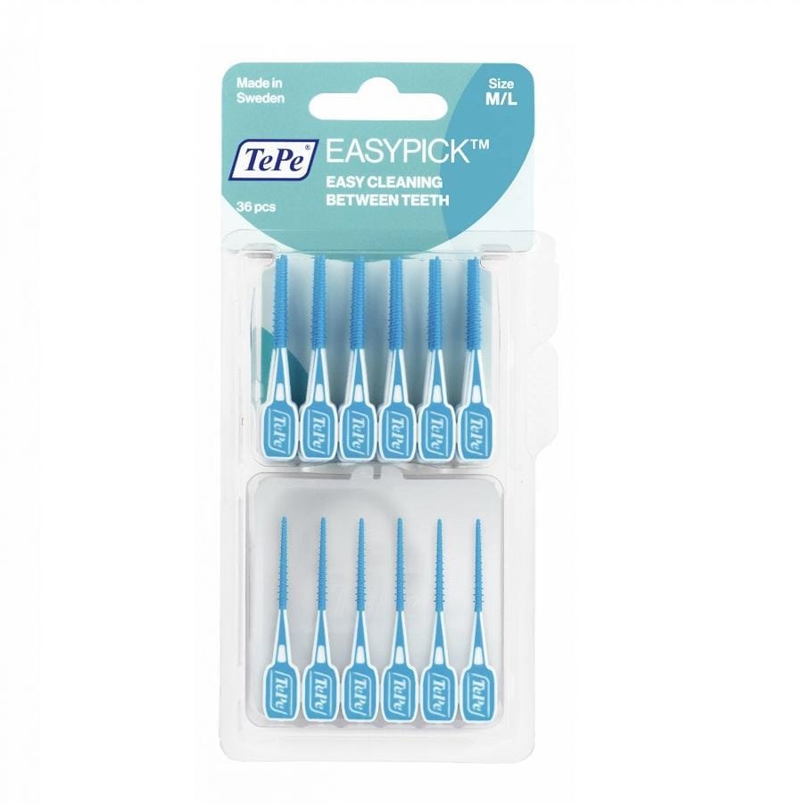 Межзубные щеточки TePe EasyPick, синий, M/L, 36 шт