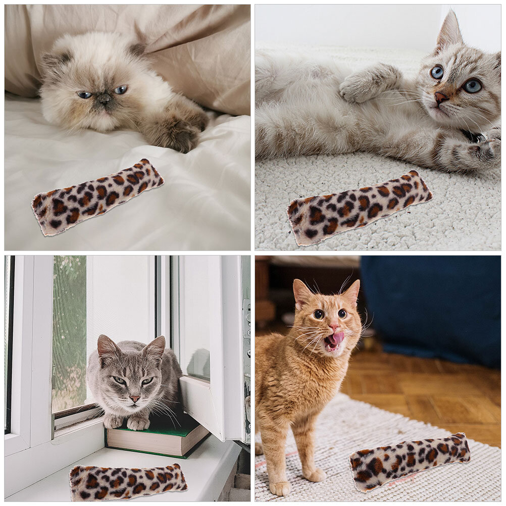 2 Подушки С Катнипом Для Кошек Игрушки Для Домашних Котов Размер 6x24 См Многоцветные
