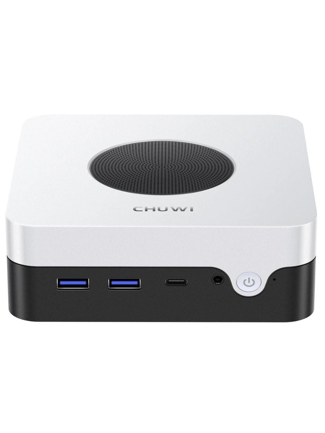 Компьютер Chuwi LarkBox X CWI556PI3 i3-1220P/8GB/256GB SSD/UHD Graphics/HDMI/DP/RJ45*2/WIFI/BT/Win11Pro/Grey White/bracket
