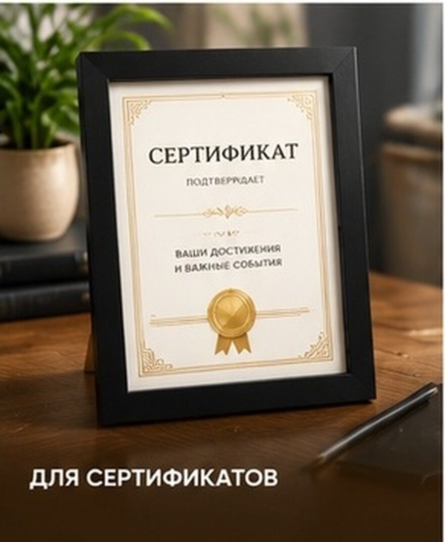 Деревянная Фото рамка Натурального Цвета С Тщательной Обработкой 33.4X33.4cm