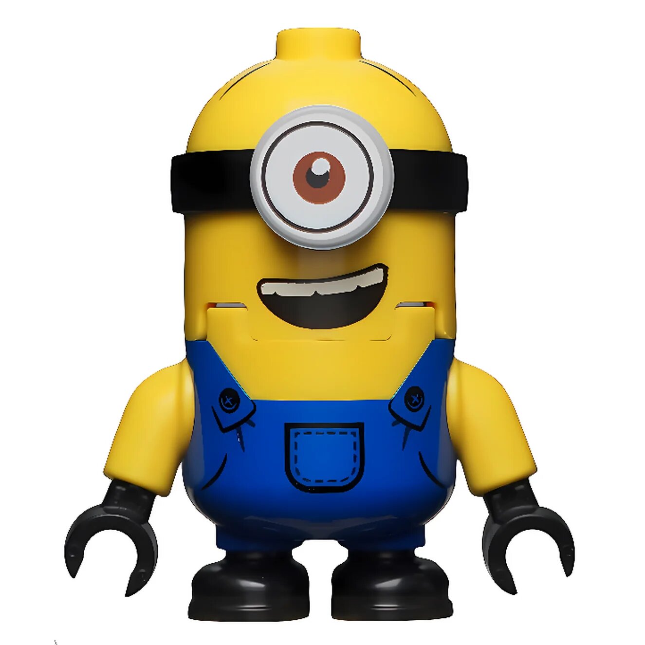 Минифигурка Lego Despicable Me and Minions Minion Stuart - Blue Overalls mnn005 N