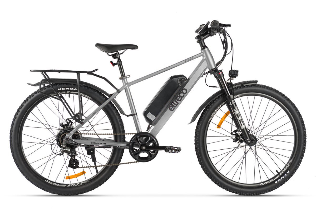 Электровелосипед Eltreco XT 800 (2026), серебристый