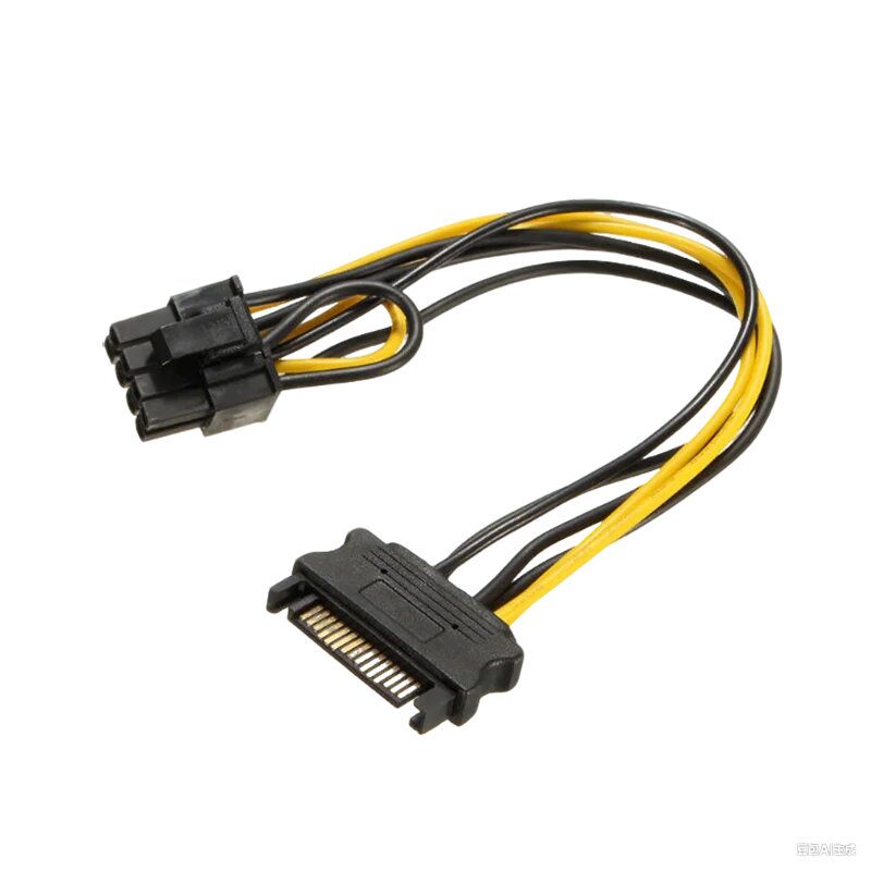 OhLinTek Кабель питания SATA на PCI-E